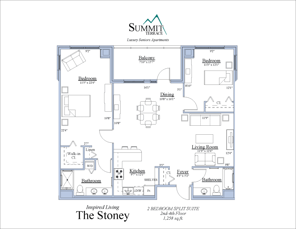 Floor Plans - Summit Terrace